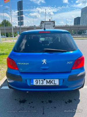 Синий Пежо 307 2007 в Таллин, объемом двигателя 1.60 л и пробегом 157 тыс. км за 1500 €, фото 3 на AUTOMOTO.COM.LV