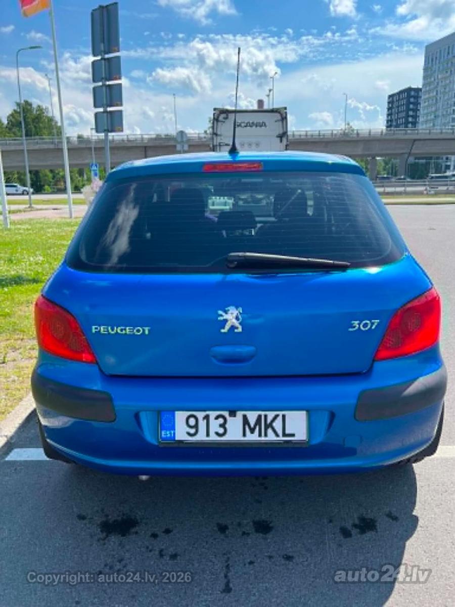 Синий Пежо 307 2007 в Таллин, объемом двигателя 1.60 л и пробегом 157 тыс. км за 1500 €, фото 3 на AUTOMOTO.COM.LV