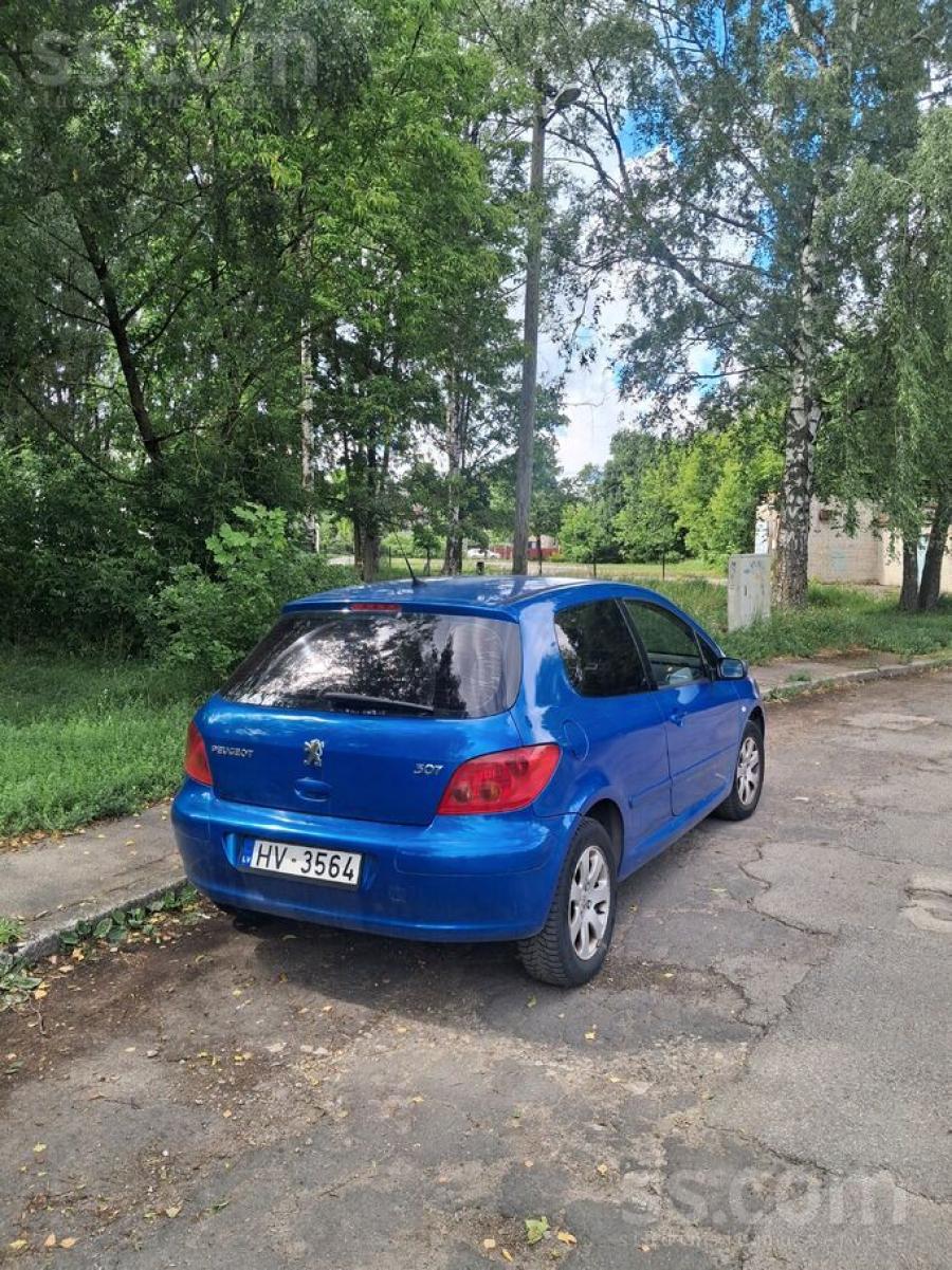 Zils Peugeot 307 2002 Rīga, ar dzinēja tilpumu 1.60 L un nobraukumu 235 tūkst. km par 900 €, foto 5 vietnē AUTOMOTO.COM.LV