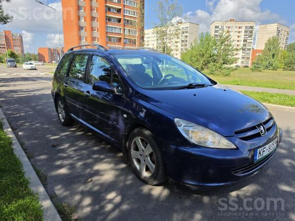 Синий Пежо 307 2004 в Даугавпилс, объемом двигателя 2.00 л и пробегом 270 тыс. км за 1350 €, фото 3 на AUTOMOTO.COM.LV