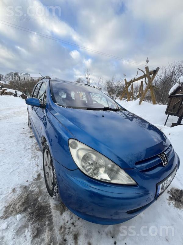 Zils Peugeot 307 2002 Krāslava, ar dzinēja tilpumu 1.60 L un nobraukumu 290 tūkst. km par 400 €, foto 1 vietnē AUTOMOTO.COM.LV