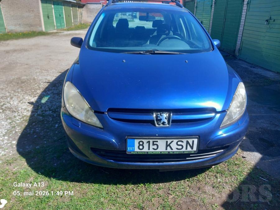 Zils Peugeot 307 2004 Tallina, ar dzinēja tilpumu 2.00 L un nobraukumu 220 tūkst. km par 850 €, foto 1 vietnē AUTOMOTO.COM.LV