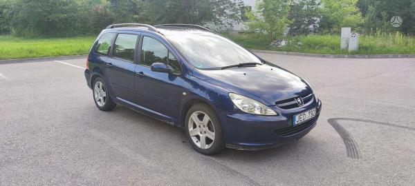 Blue Peugeot 307 2005 in Vilnius, with an engine capacity of 2.00 L and mileage of 320 thousand km for 1000 €, photo 2 on AUTOMOTO.COM.LV