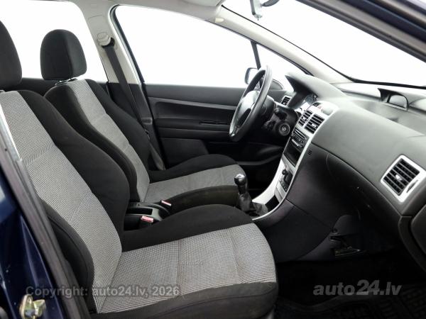 Blue Peugeot 307 2006 in Tallinn, with an engine capacity of 1.60 L and mileage of 261 thousand km for 999 €, photo 6 on AUTOMOTO.COM.LV