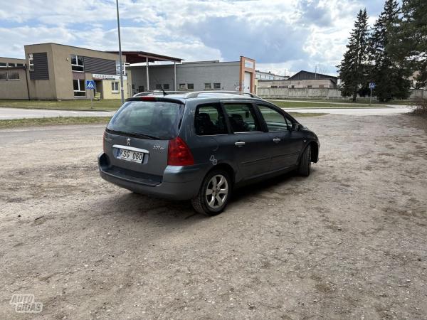 Blue Peugeot 307 2007 in Anyksciai, with an engine capacity of 1.60 L and mileage of 211 thousand km for 680 €, photo 5 on AUTOMOTO.COM.LV