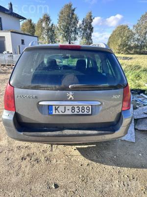 Синий Пежо 307 2007 в Рига, объемом двигателя 1.60 л и пробегом 275 тыс. км за 350 €, фото 4 на AUTOMOTO.COM.LV