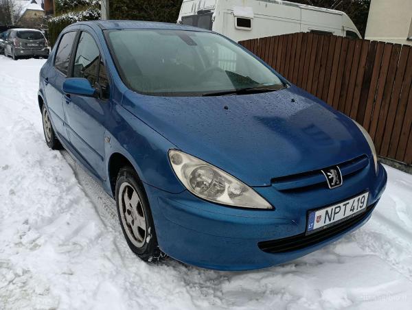 Zils Peugeot 307 2023 Panevēža, ar dzinēja tilpumu 2.00 L un nobraukumu 250 tūkst. km par 1200 €, foto 3 vietnē AUTOMOTO.COM.LV