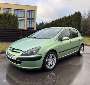 Green Peugeot 307 2002 in Vilnius, with an engine capacity of 1.60 L and mileage of 266 thousand km for 1500 €, photo  on AUTOMOTO.COM.LV