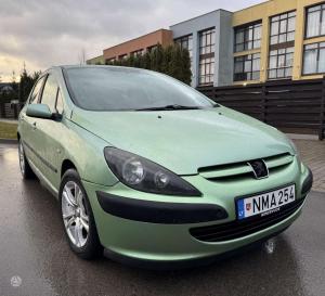 Green Peugeot 307 2002 in Vilnius, with an engine capacity of 1.60 L and mileage of 266 thousand km for 1500 €, photo 5 on AUTOMOTO.COM.LV