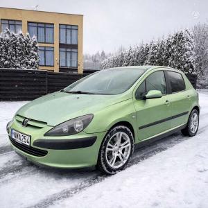 Green Peugeot 307 2002 in Vilnius, with an engine capacity of 1.60 L and mileage of 266 thousand km for 1470 €, photo  on AUTOMOTO.COM.LV