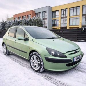 Green Peugeot 307 2002 in Vilnius, with an engine capacity of 1.60 L and mileage of 266 thousand km for 1470 €, photo 2 on AUTOMOTO.COM.LV