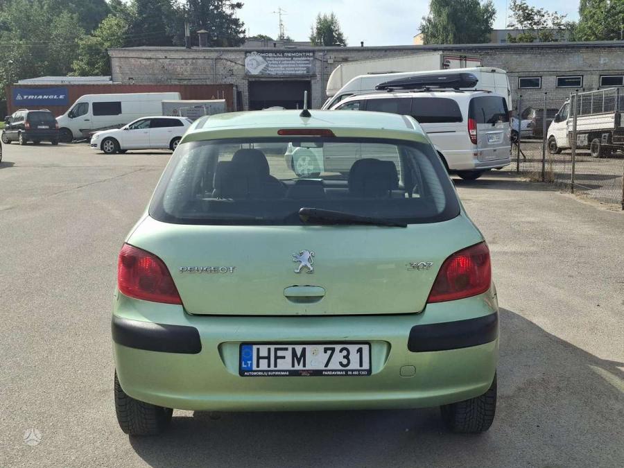 Zaļš Peugeot 307 2002 Plungė, ar dzinēja tilpumu 1.57 L un nobraukumu 359 tūkst. km par 1150 €, foto 5 vietnē AUTOMOTO.COM.LV