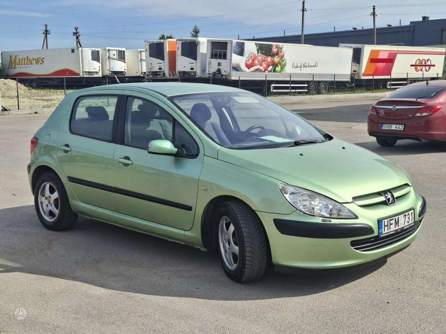Zaļš Peugeot 307 2002 Plungė, ar dzinēja tilpumu 1.57 L un nobraukumu 359 tūkst. km par 1150 €, foto 7 vietnē AUTOMOTO.COM.LV