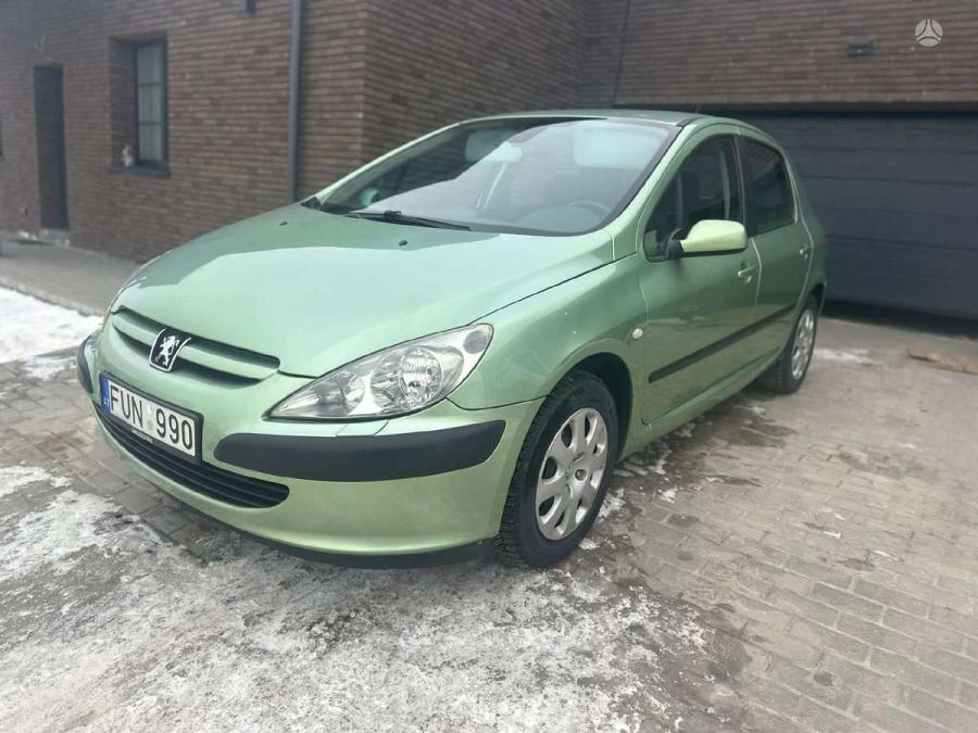 Zaļš Peugeot 307 2003 Viļņa, ar dzinēja tilpumu 1.60 L un nobraukumu 237 tūkst. km par 1370 €, foto 2 vietnē AUTOMOTO.COM.LV