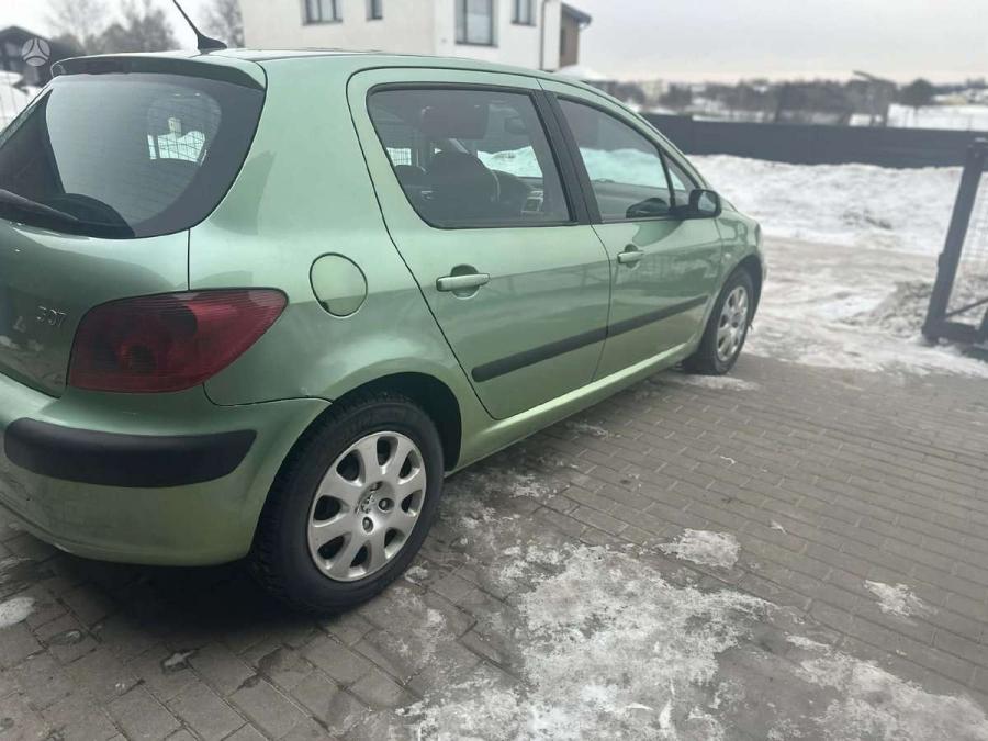 Zaļš Peugeot 307 2003 Viļņa, ar dzinēja tilpumu 1.60 L un nobraukumu 237 tūkst. km par 1370 €, foto 4 vietnē AUTOMOTO.COM.LV