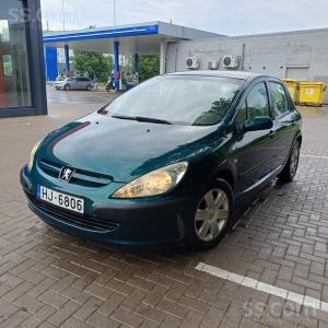 Green Peugeot 307 2003 in Riga, with an engine capacity of 1.60 L and mileage of 0 thousand km for 995 €, photo  on AUTOMOTO.COM.LV