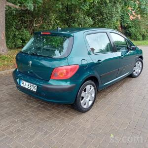 Green Peugeot 307 2003 in Riga, with an engine capacity of 1.60 L and mileage of 0 thousand km for 995 €, photo 4 on AUTOMOTO.COM.LV