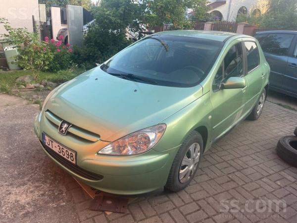 Zaļš Peugeot 307 2003 Daugavpils, ar dzinēja tilpumu 1.60 L un nobraukumu 160 tūkst. km par 850 €, foto 1 vietnē AUTOMOTO.COM.LV