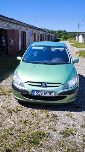 Green Peugeot 307 2004 in Sillamae, with an engine capacity of 2.00 L and mileage of 241 thousand km for 800 €, photo 13 on AUTOMOTO.COM.LV