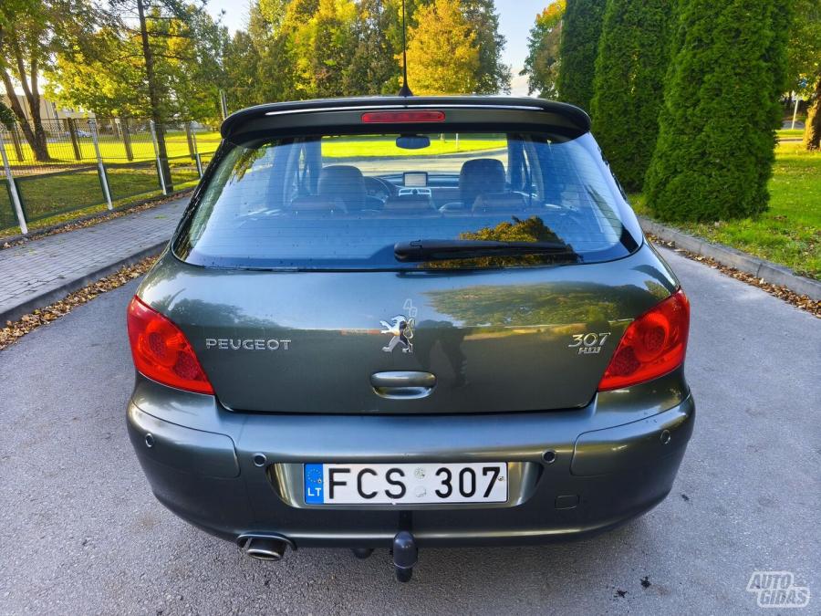 Zaļš Peugeot 307 2005 Tauragė, ar dzinēja tilpumu 2.00 L un nobraukumu 319 tūkst. km par 1650 €, foto 7 vietnē AUTOMOTO.COM.LV