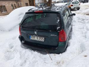 Zaļš Peugeot 307 2003 Daugavpils, ar dzinēja tilpumu 2.00 L un nobraukumu 300 tūkst. km par 1200 €, foto  vietnē AUTOMOTO.COM.LV