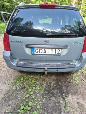 Zaļš Peugeot 307 2005 Mažeikiai, ar dzinēja tilpumu 2.00 L un nobraukumu 3600 tūkst. km par 750 €, foto 12 vietnē AUTOMOTO.COM.LV