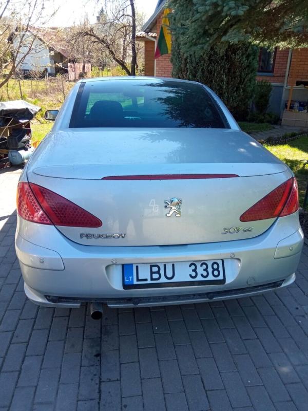 Pelēks Peugeot 307 2004 Kauņa, ar dzinēja tilpumu 2.00 L un nobraukumu 338 tūkst. km par 850 €, foto 3 vietnē AUTOMOTO.COM.LV