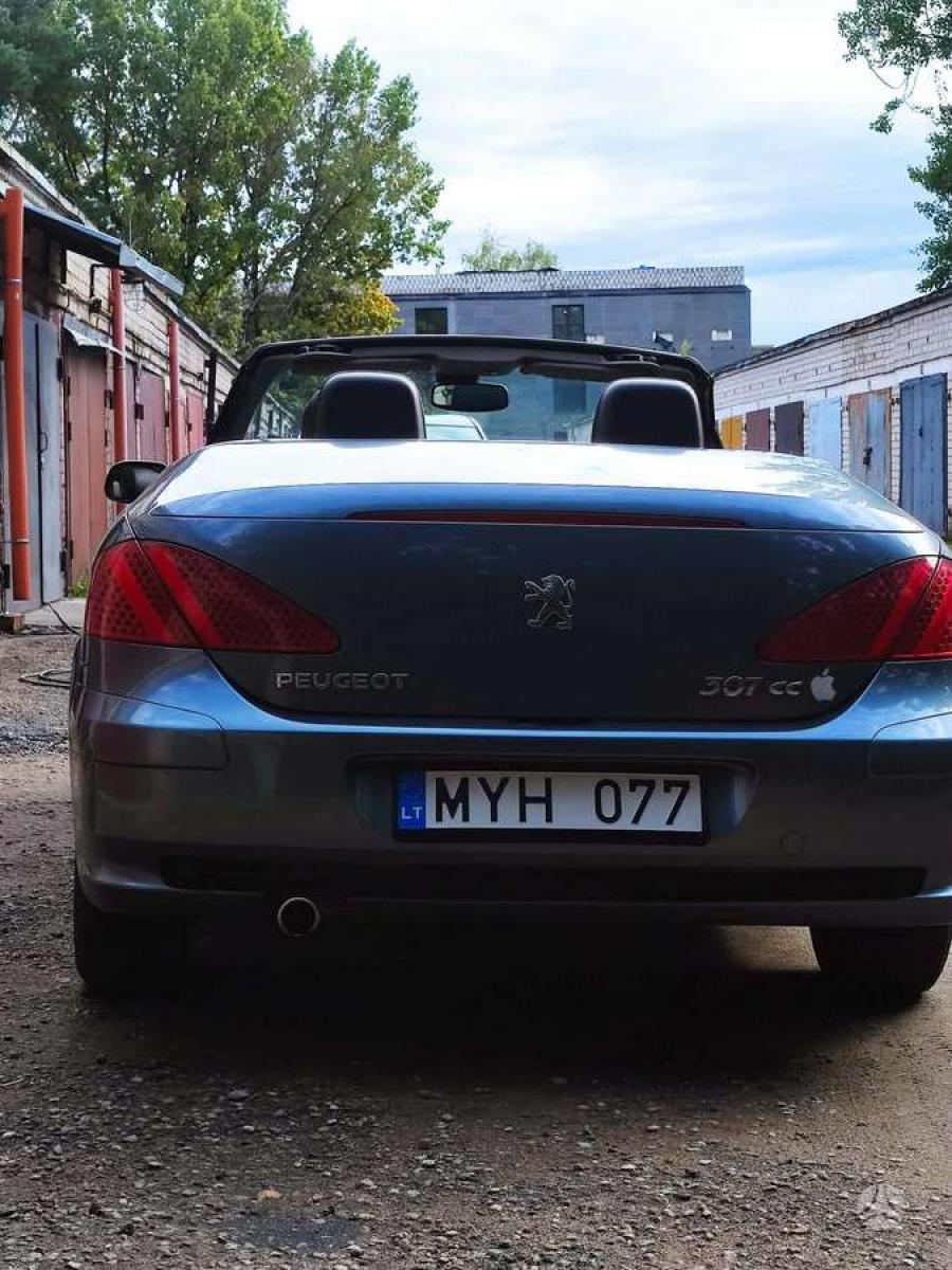 Серый Пежо 307 2005 в Вильнюс, объемом двигателя 2.00 л и пробегом 242 тыс. км за 2300 €, фото 6 на AUTOMOTO.COM.LV