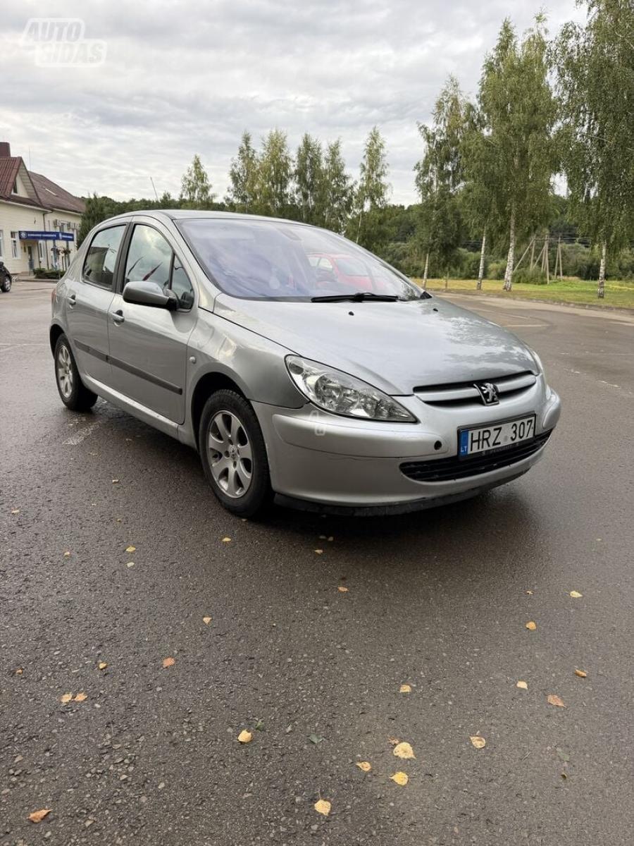 Pelēks Peugeot 307 2001 Jurbarkas, ar dzinēja tilpumu 2.00 L un nobraukumu 252 tūkst. km par 480 €, foto 3 vietnē AUTOMOTO.COM.LV