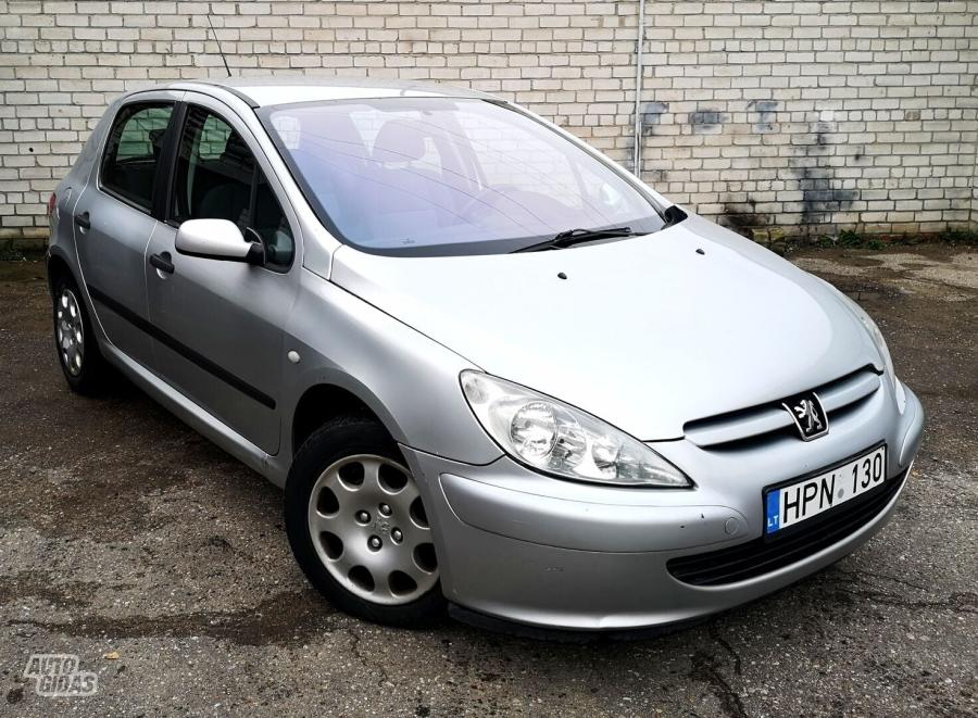 Pelēks Peugeot 307 2003 Kauņa, ar dzinēja tilpumu 2.00 L un nobraukumu 193 tūkst. km par 1250 €, foto 1 vietnē AUTOMOTO.COM.LV