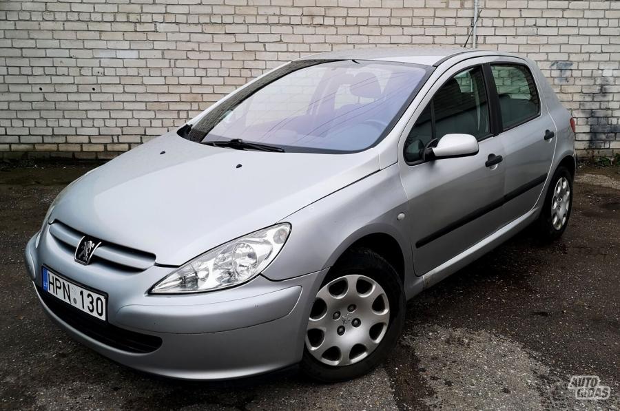 Pelēks Peugeot 307 2003 Kauņa, ar dzinēja tilpumu 2.00 L un nobraukumu 193 tūkst. km par 1250 €, foto 2 vietnē AUTOMOTO.COM.LV