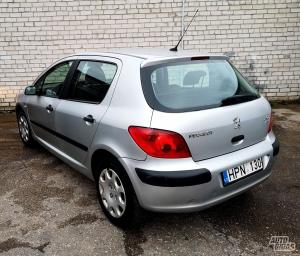 Pelēks Peugeot 307 2003 Kauņa, ar dzinēja tilpumu 2.00 L un nobraukumu 193 tūkst. km par 1250 €, foto 3 vietnē AUTOMOTO.COM.LV