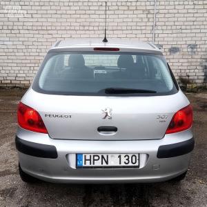 Pelēks Peugeot 307 2003 Kauņa, ar dzinēja tilpumu 2.00 L un nobraukumu 193 tūkst. km par 1250 €, foto 6 vietnē AUTOMOTO.COM.LV