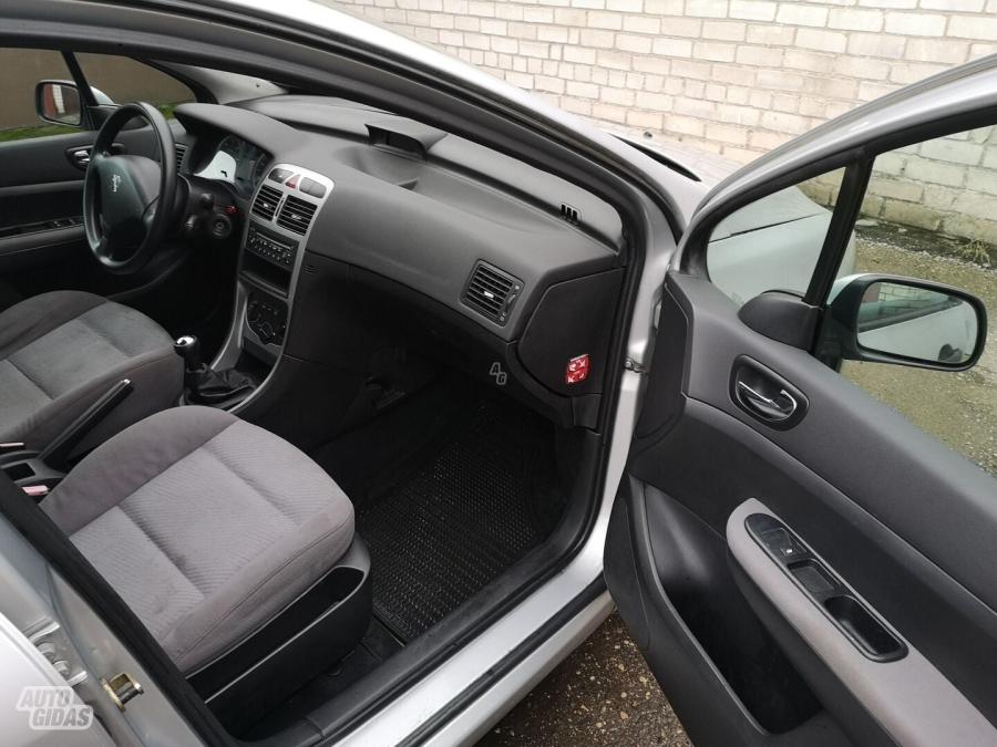 Pelēks Peugeot 307 2003 Kauņa, ar dzinēja tilpumu 2.00 L un nobraukumu 193 tūkst. km par 1250 €, foto 12 vietnē AUTOMOTO.COM.LV