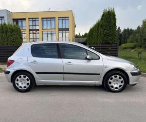 Pelēks Peugeot 307 2003 Viļņa, ar dzinēja tilpumu 1.60 L un nobraukumu 212 tūkst. km par 1750 €, foto 7 vietnē AUTOMOTO.COM.LV