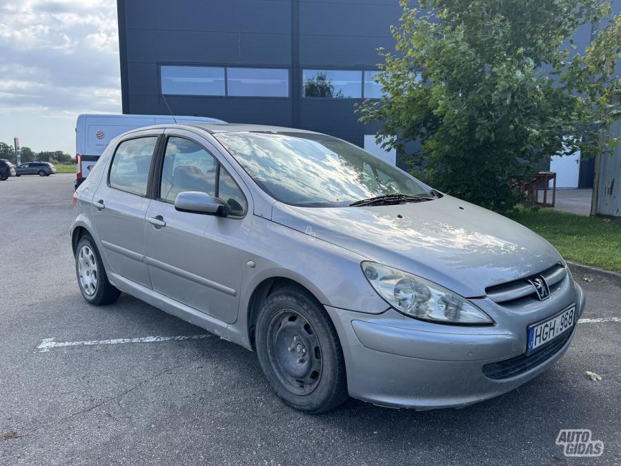 Grey Peugeot 307 2003 in Panevezys, with an engine capacity of 2.00 L and mileage of 0 thousand km for 299 €, photo 4 on AUTOMOTO.COM.LV