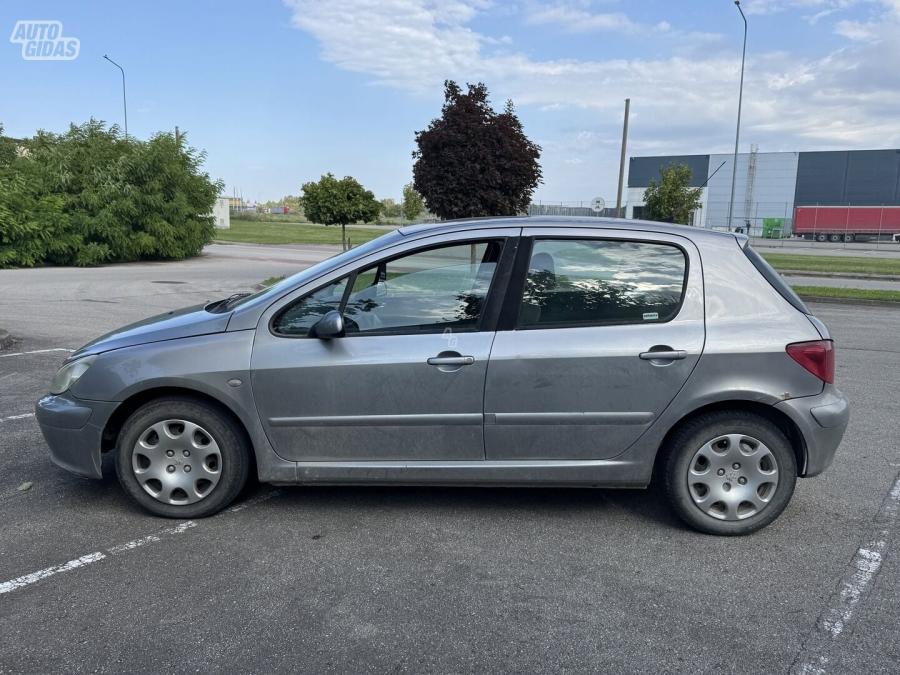 Grey Peugeot 307 2003 in Panevezys, with an engine capacity of 2.00 L and mileage of 0 thousand km for 299 €, photo 6 on AUTOMOTO.COM.LV