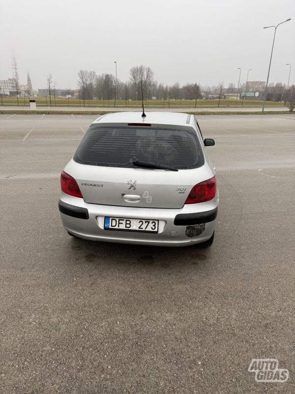 Grey Peugeot 307 2004 in Mazeikiai, with an engine capacity of 1.60 L and mileage of 360 thousand km for 350 €, photo 4 on AUTOMOTO.COM.LV