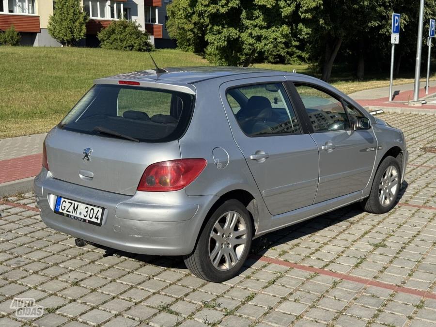 Grey Peugeot 307 2004 in Ukmerge, with an engine capacity of 1.60 L and mileage of 365 thousand km for 650 €, photo 6 on AUTOMOTO.COM.LV