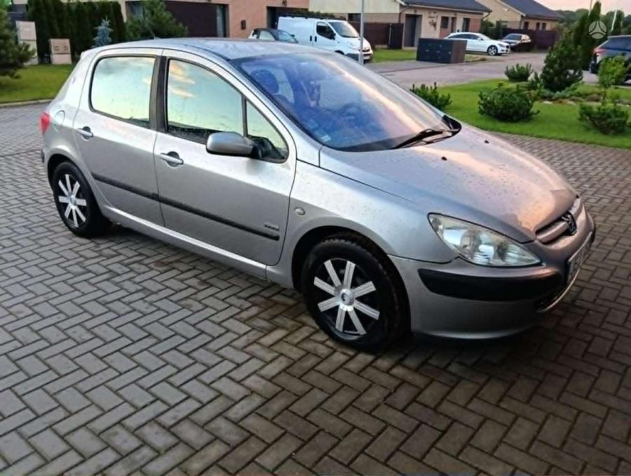 Grey Peugeot 307 2004 in Akmene, with an engine capacity of 2.00 L and mileage of 260 thousand km for 850 €, photo 5 on AUTOMOTO.COM.LV