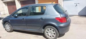 Grey Peugeot 307 2004 in Kaunas, with an engine capacity of 1.56 L and mileage of 181 thousand km for 1000 €, photo  on AUTOMOTO.COM.LV