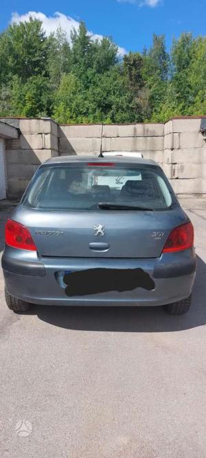 Grey Peugeot 307 2004 in Kaunas, with an engine capacity of 1.56 L and mileage of 181 thousand km for 1000 €, photo 3 on AUTOMOTO.COM.LV