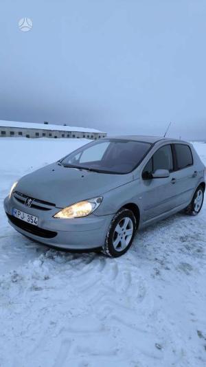 Grey Peugeot 307 2005 in Raseiniai, with an engine capacity of 1.56 L and mileage of 350 thousand km for 1000 €, photo  on AUTOMOTO.COM.LV