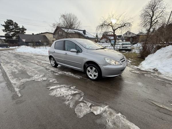 Grey Peugeot 307 2005 in Panevezys, with an engine capacity of 1.60 L and mileage of 351 thousand km for 1200 €, photo 3 on AUTOMOTO.COM.LV