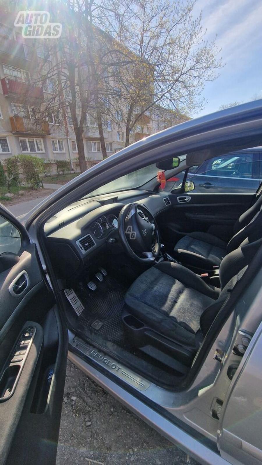 Pelēks Peugeot 307 2005 Kauņa, ar dzinēja tilpumu 1.60 L un nobraukumu 310 tūkst. km par 550 €, foto 10 vietnē AUTOMOTO.COM.LV