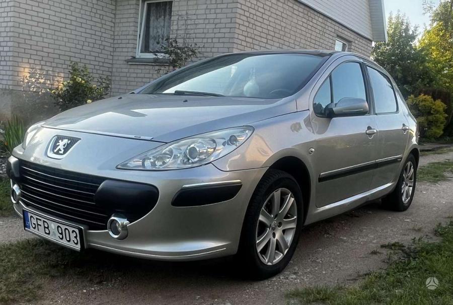 Pelēks Peugeot 307 2005 Jonava, ar dzinēja tilpumu 1.56 L un nobraukumu 256 tūkst. km par 900 €, foto 3 vietnē AUTOMOTO.COM.LV