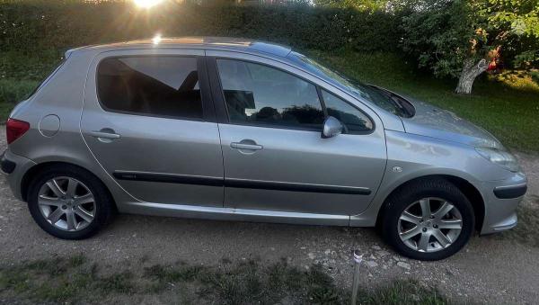 Grey Peugeot 307 2005 in Jonava, with an engine capacity of 1.56 L and mileage of 256 thousand km for 900 €, photo 4 on AUTOMOTO.COM.LV