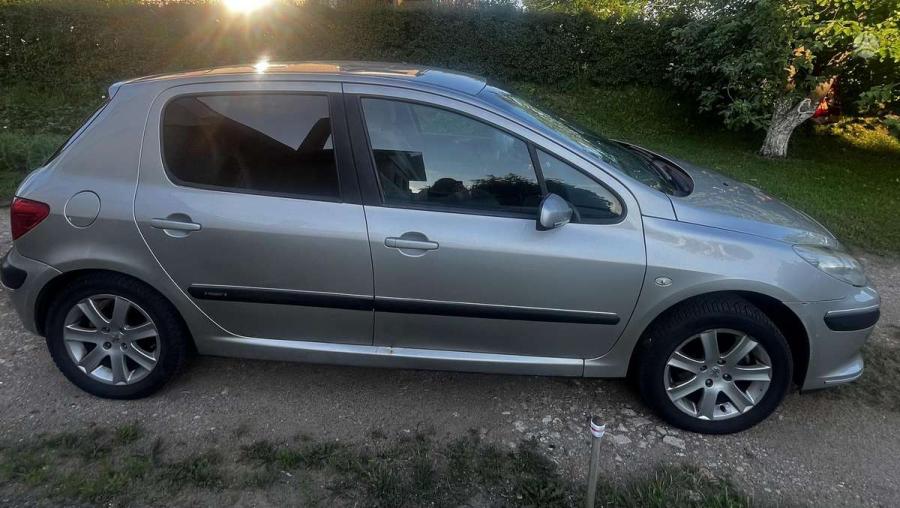 Pelēks Peugeot 307 2005 Jonava, ar dzinēja tilpumu 1.56 L un nobraukumu 256 tūkst. km par 900 €, foto 5 vietnē AUTOMOTO.COM.LV
