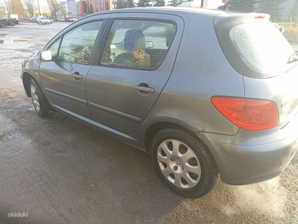 Grey Peugeot 307 2005 in Tallinn, with an engine capacity of 16.00 L and mileage of 400 thousand km for 1300 €, photo 9 on AUTOMOTO.COM.LV