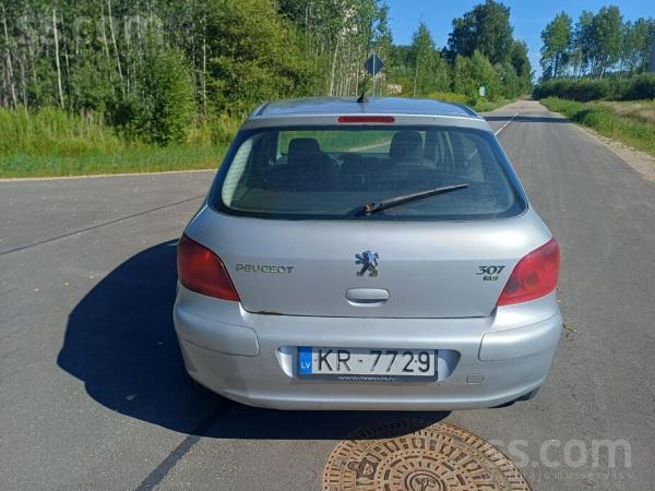 Серый Пежо 307 2005 в Даугавпилс, объемом двигателя 2.00 л и пробегом 0 тыс. км за 1100 €, фото 5 на AUTOMOTO.COM.LV